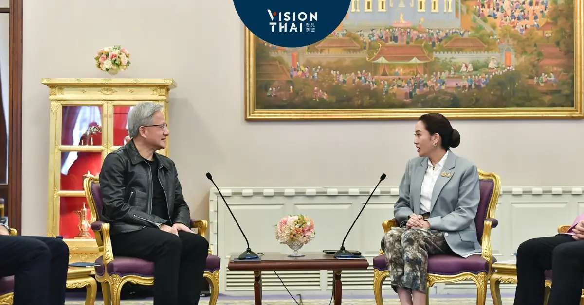 英伟达抢进泰国市场！黄仁勋会晤泰国总理谈AI合作 已扶植50家新创企业 - Vision Thai 看見泰國